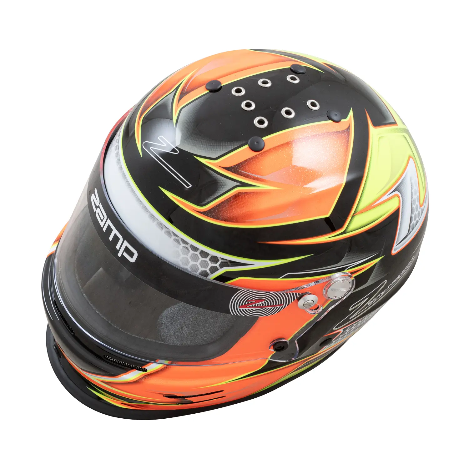 ZAMP RZ-42Y YOUTH ORANGE YELLOW HELMET – Momentum Racing